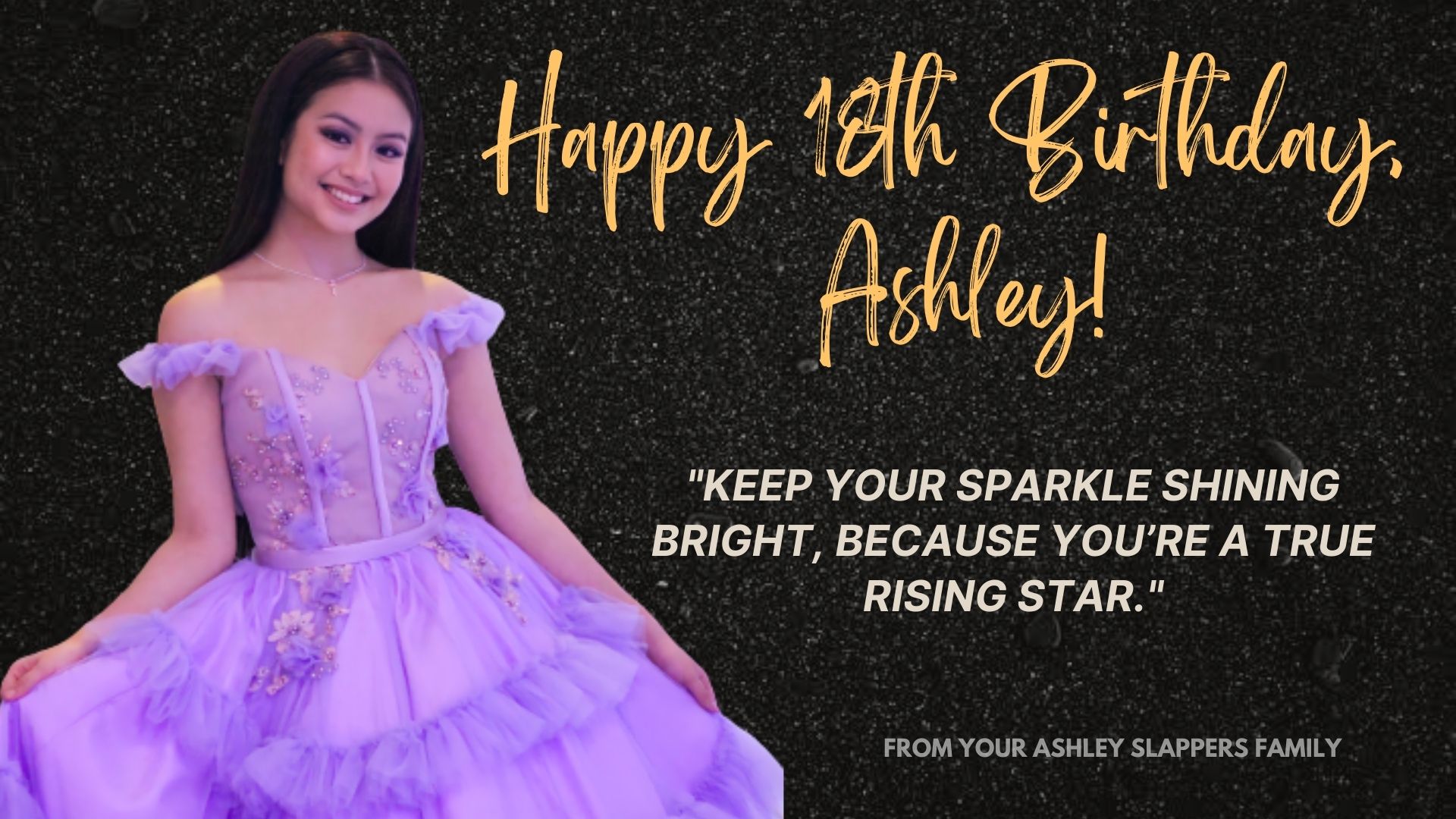 18th Birthday Tarpaulin Design