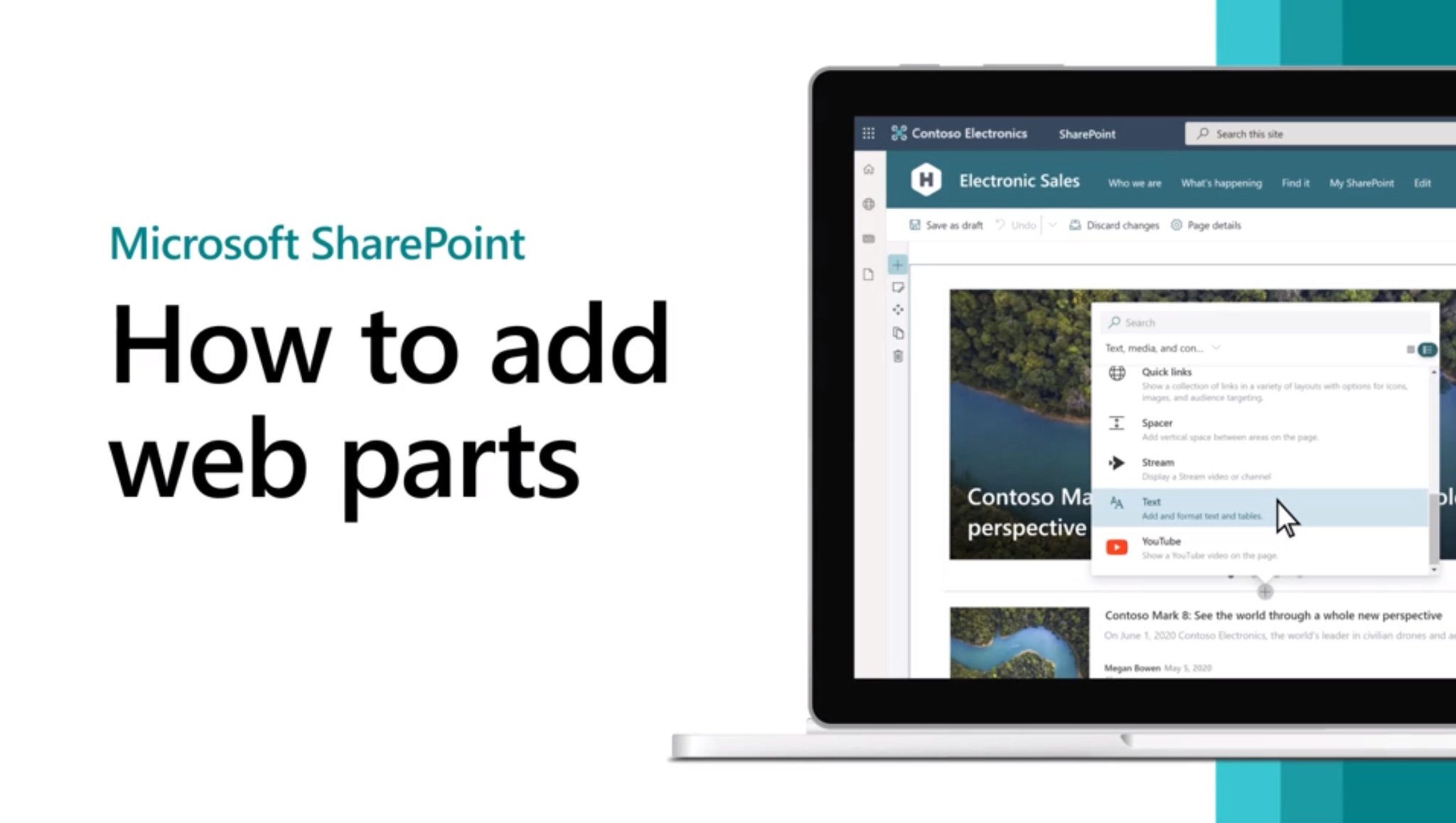 Microsoft SharePoint on Twitter: "Learn more about using and customizing web parts on # ...