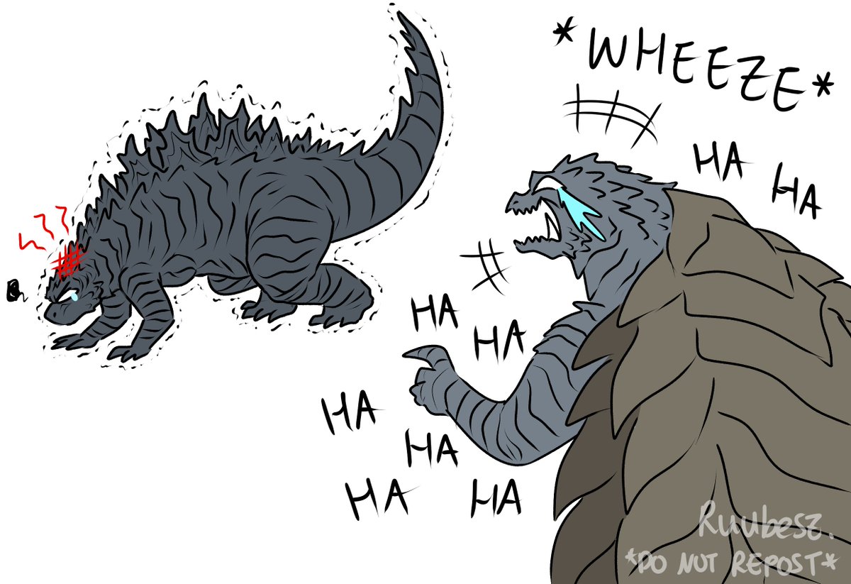 「Godzilla vs Gamera! I saw an amazing video made by @delta_ar」Ruubesz ...