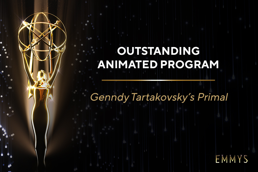 Primal wins the Emmy for Outstanding Animated Program : r/PrimalShow