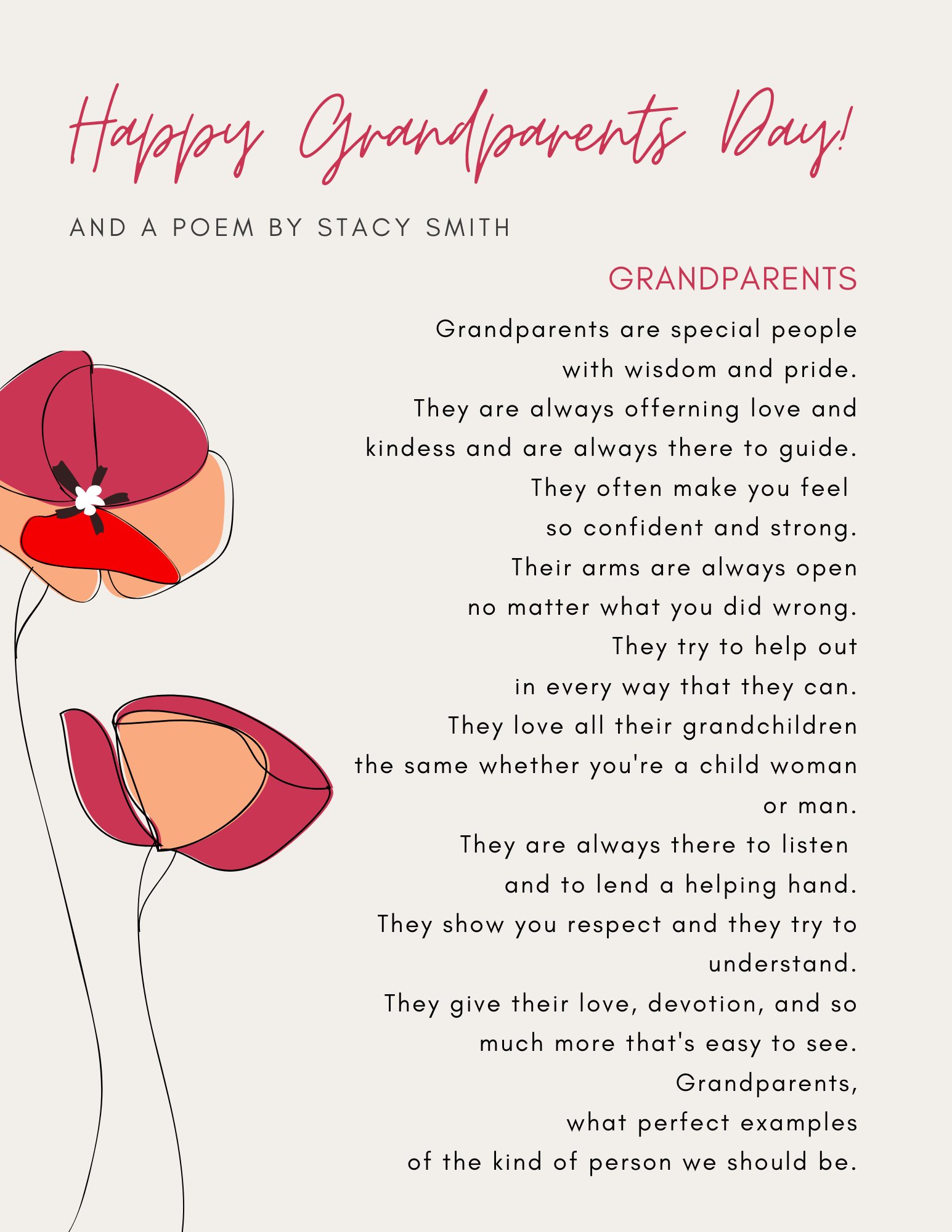 Grandparents Poems From Grandchildren