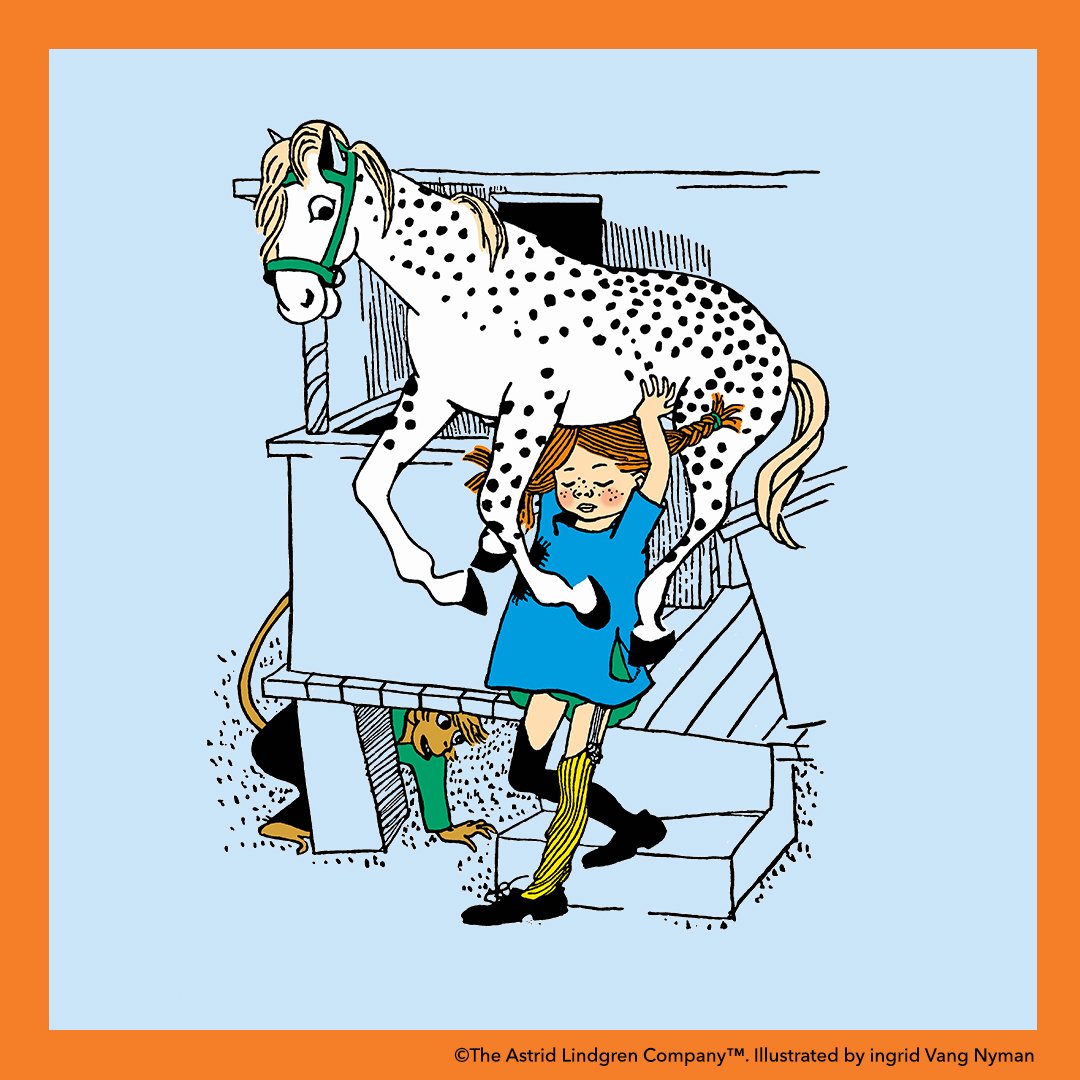 Pippi Longstocking Lifting Horse