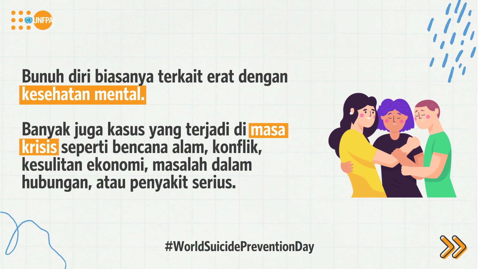 UNFPA Indonesia on Twitter: "Mencegah bunuh diri adalah kewajiban kita ...