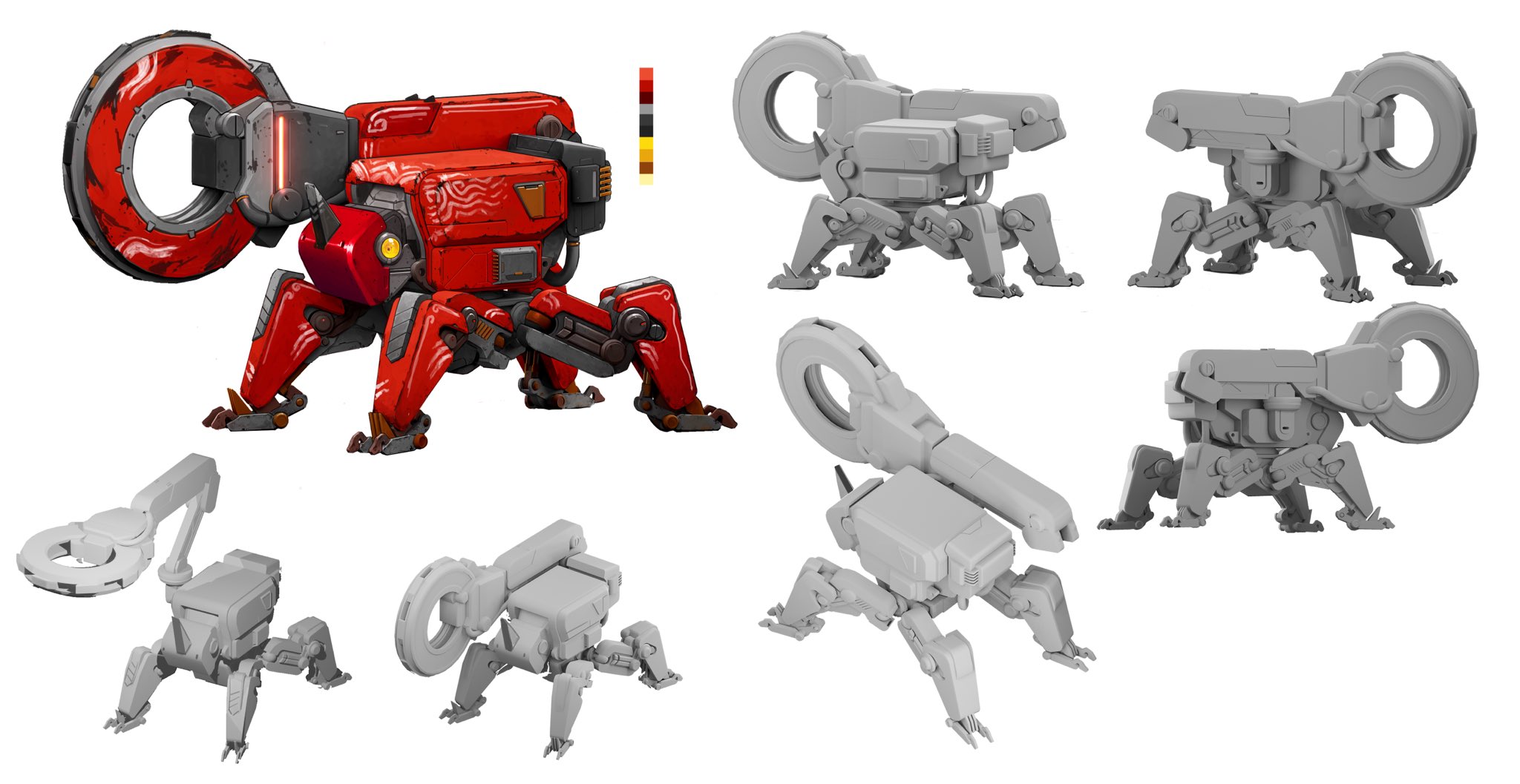 DEVILLO on Twitter: "很久之前设计的小机器人er…