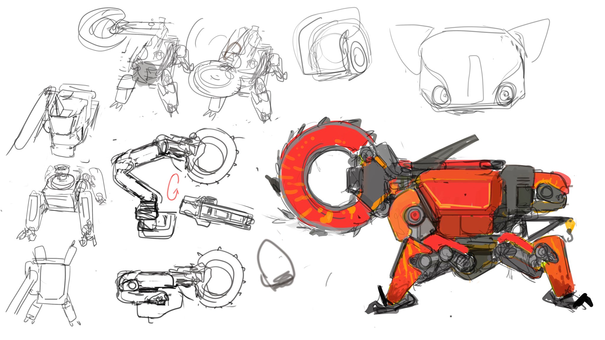 DEVILLO on Twitter: "很久之前设计的小机器人er…