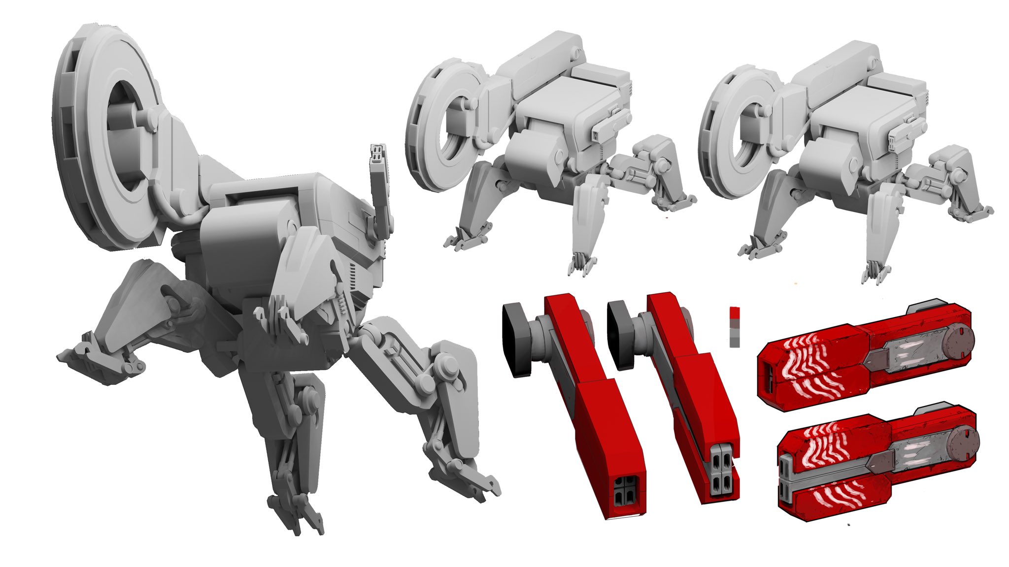 DEVILLO on Twitter: "很久之前设计的小机器人er…