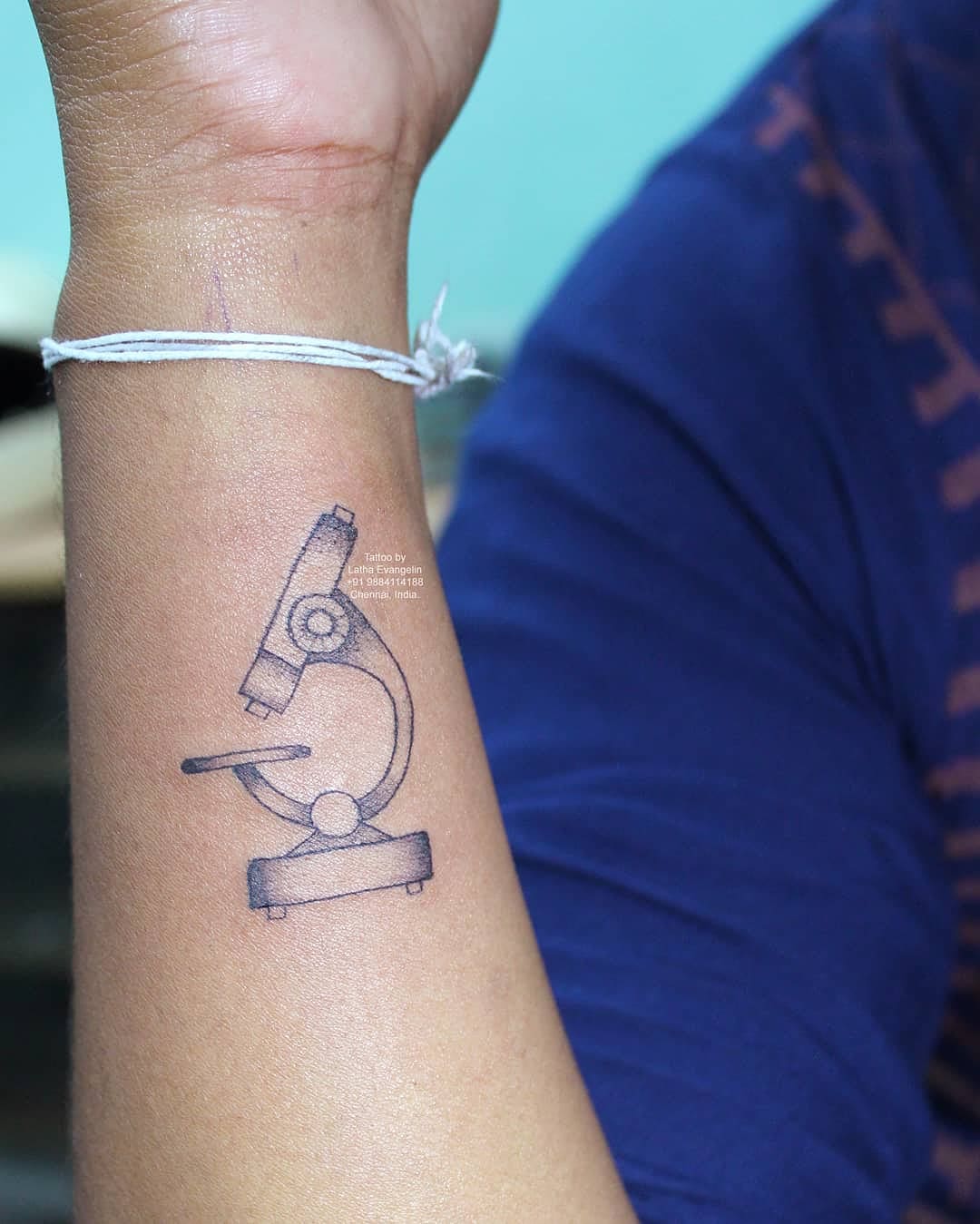 Microscope tattoo - Bronctattooaus.com