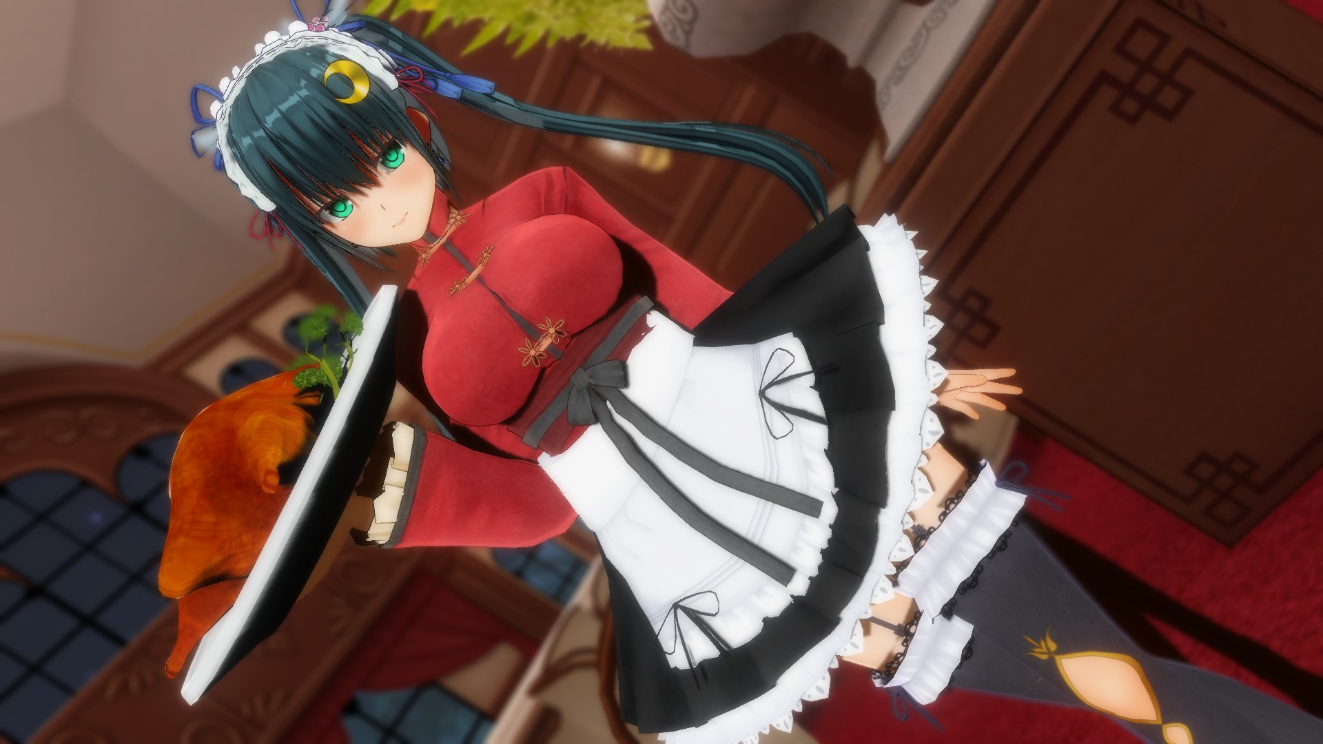 異数 on Twitter: "RT @sukou_cm3d2: 今更だけど凛デレこと王瑞季ちゃんがただのチャイナ服じゃいけないということでチャイナメイド風の新衣装ヾ(*´∀`*)ﾉ ...