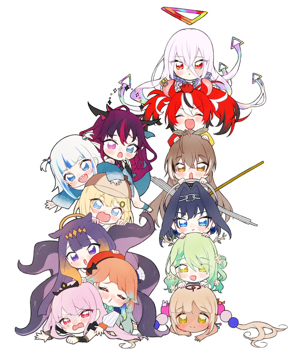 HoloEN, by @nekoruneru : r/Hololive