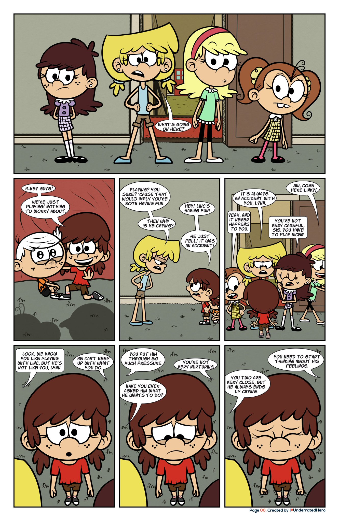 UnderratedHero on Twitter: " Rewrite the Stars || Page 06 7/21 #theloudhouse #fancomic # ...