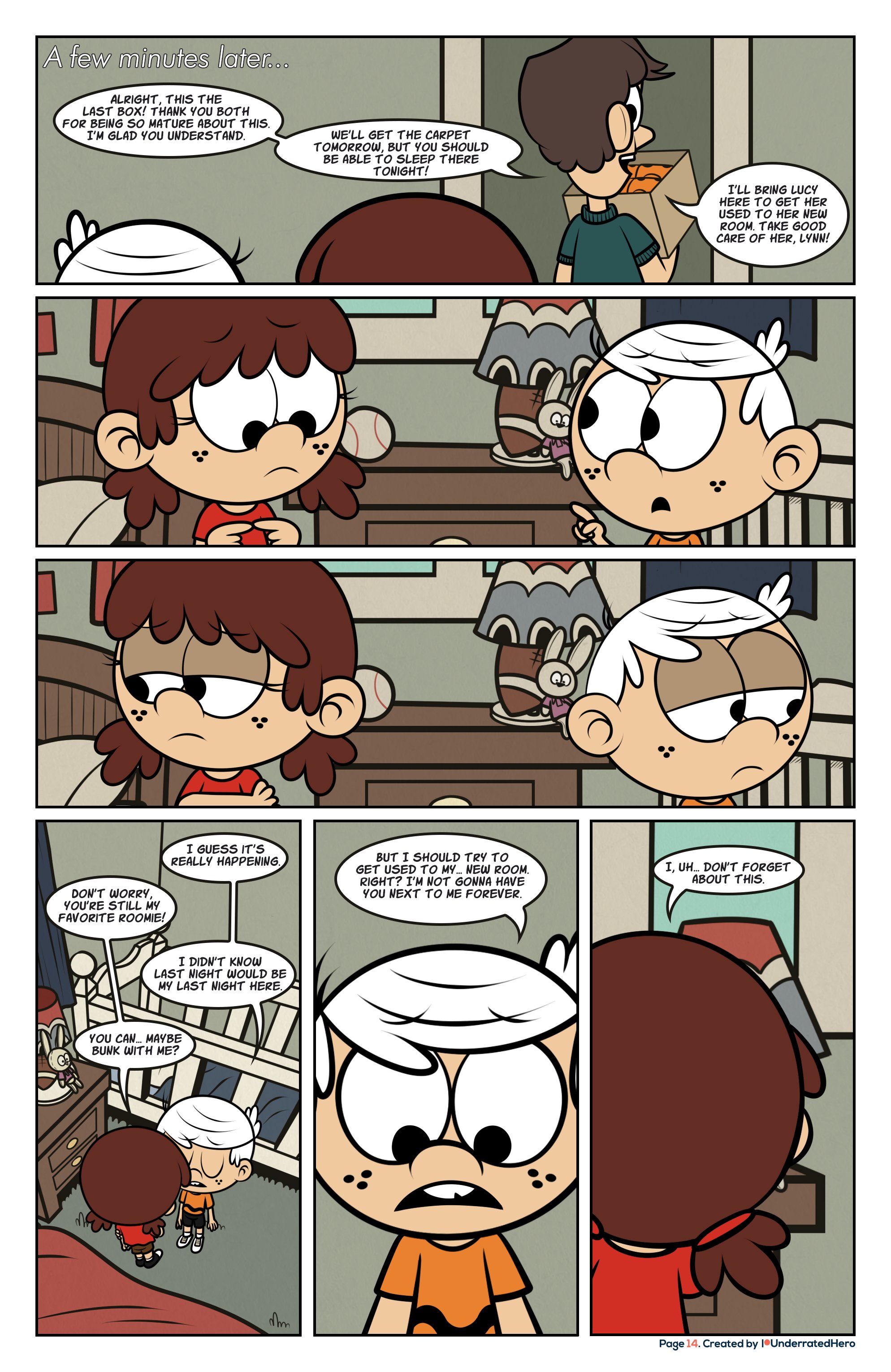 UnderratedHero on Twitter: " Rewrite the Stars || Page 13 14/21 #theloudhouse #fancomic # ...