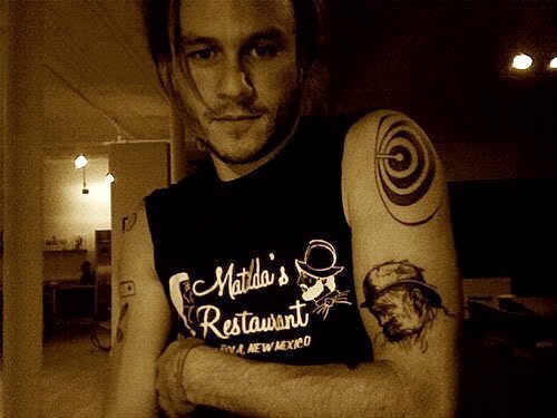 Heath Ledger Tattoo