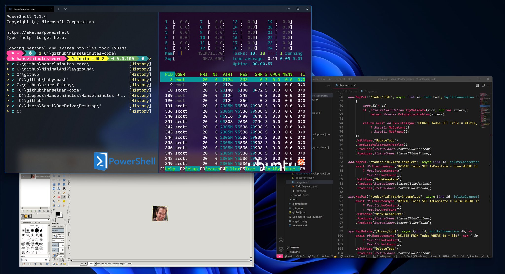 Scott Hanselman on Twitter: "Try Windows 10 or 11 with WSL and WSLg and Visual Studio. It's FAST ...