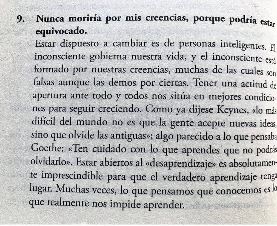 literland on Twitter: ""Nunca moriría por mis creencias, porque podría estar equivocado ...