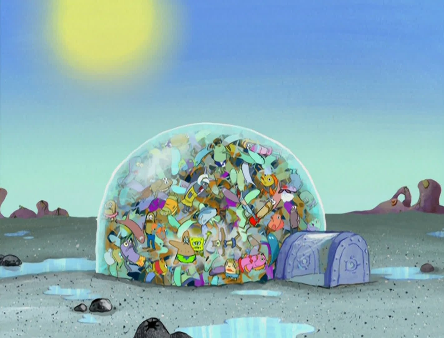 Spongebob A Flea In Her Dome