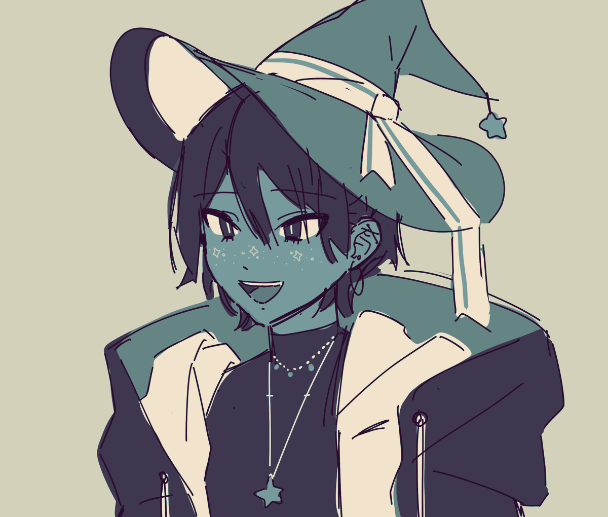 「random wizard doodle to get used to new 」|QAISE @ comm time !!!のイラスト