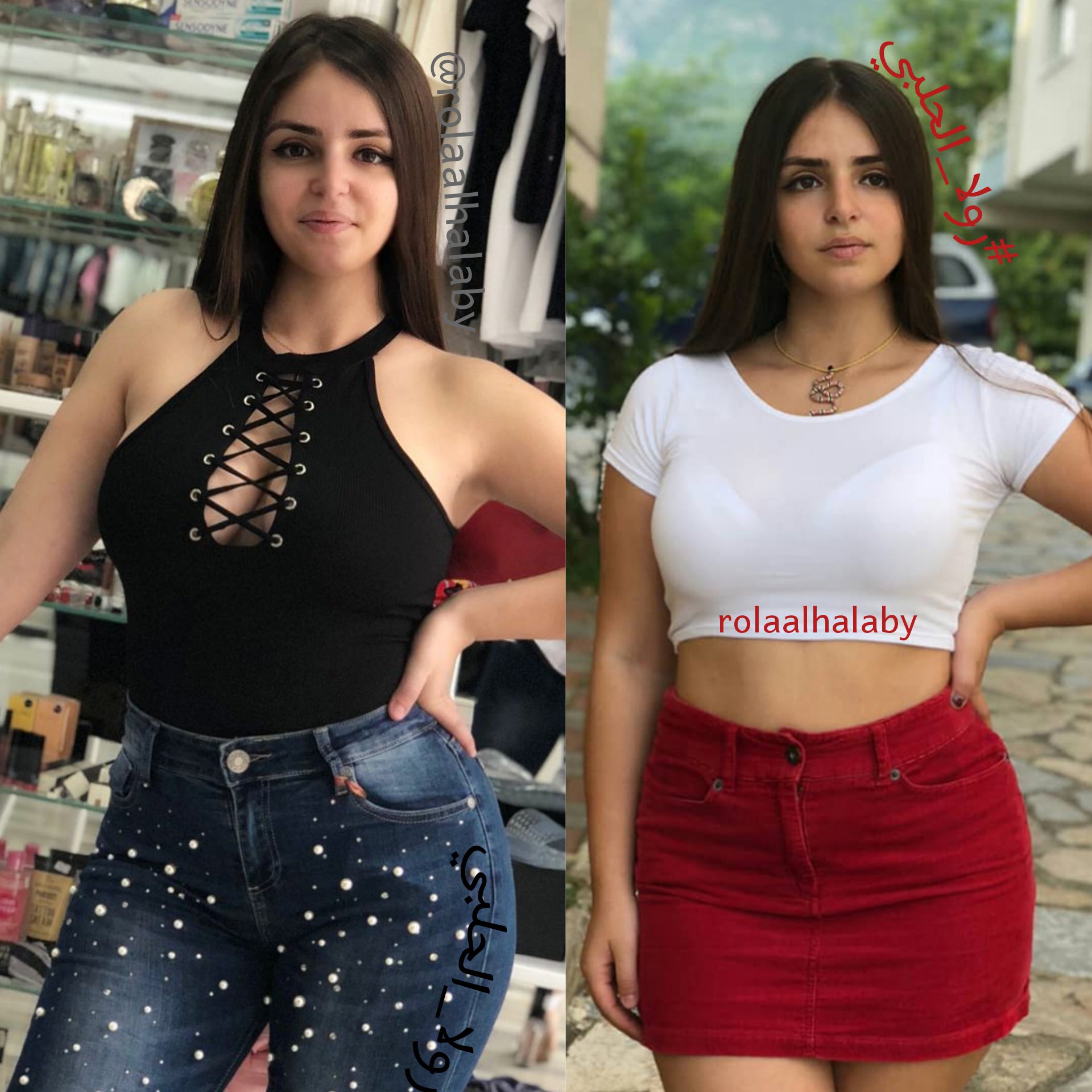 رولا الحلبي 🤭 On Twitter صباح الذكريات واحلى حلويات 🤭 اليمين لما كنت في سن المراهقة اليسار