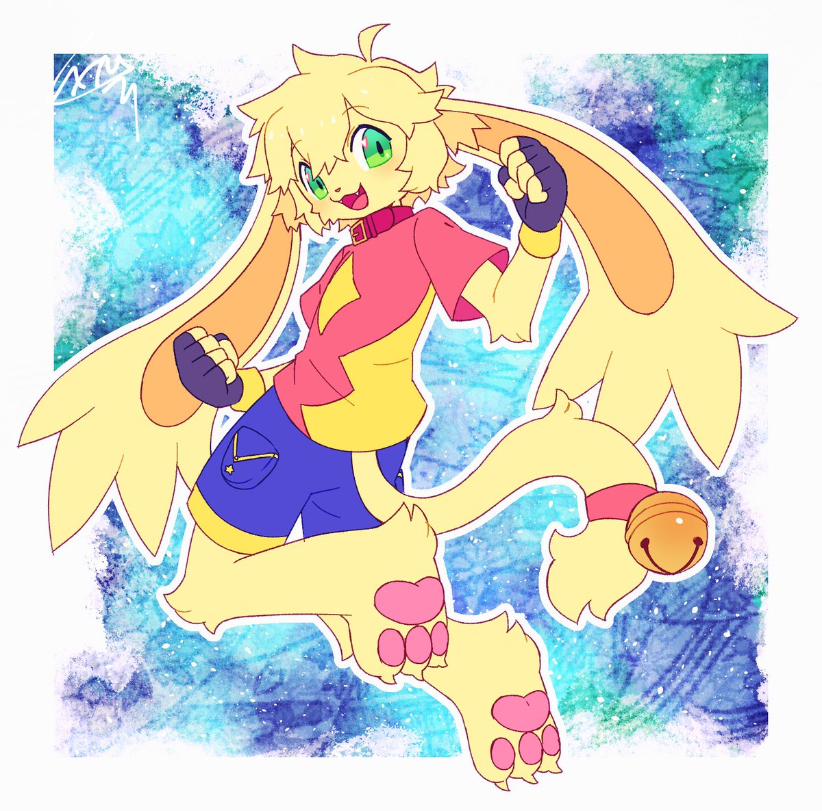 「The cute cabbit boy is here! Thank yo」|Tommo the Cabbitのイラスト