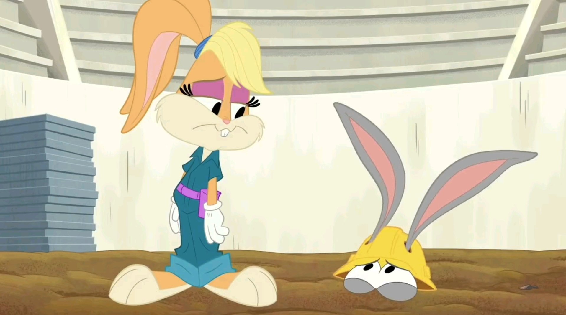 Bugs Bunny And Lola Bunny Hugging