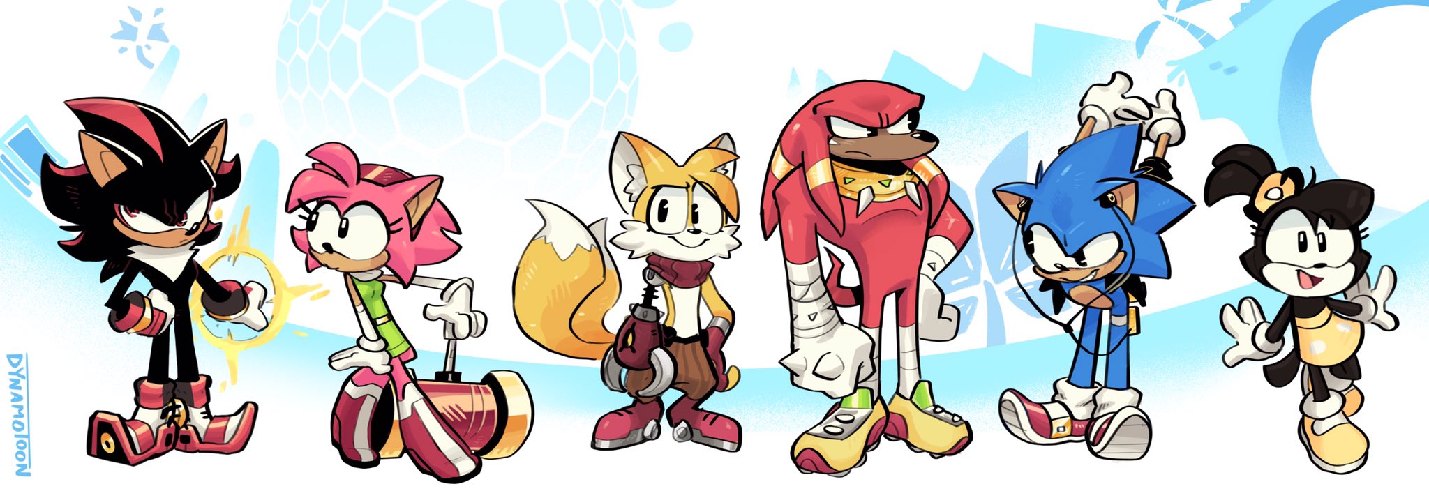 IMBECIL MORADO @ PATREON on Twitter: "Doodled these Sonic redesigns a while ago and I just got ...