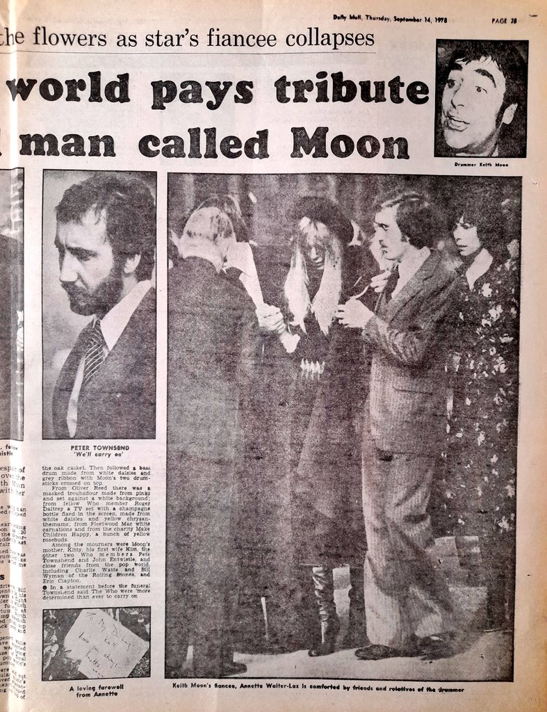 Keith Moon Funeral