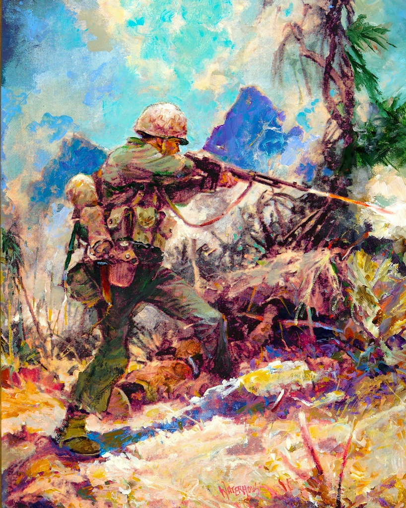 Usmc Paintings Kris Battles National Museum Of The Marine Corps