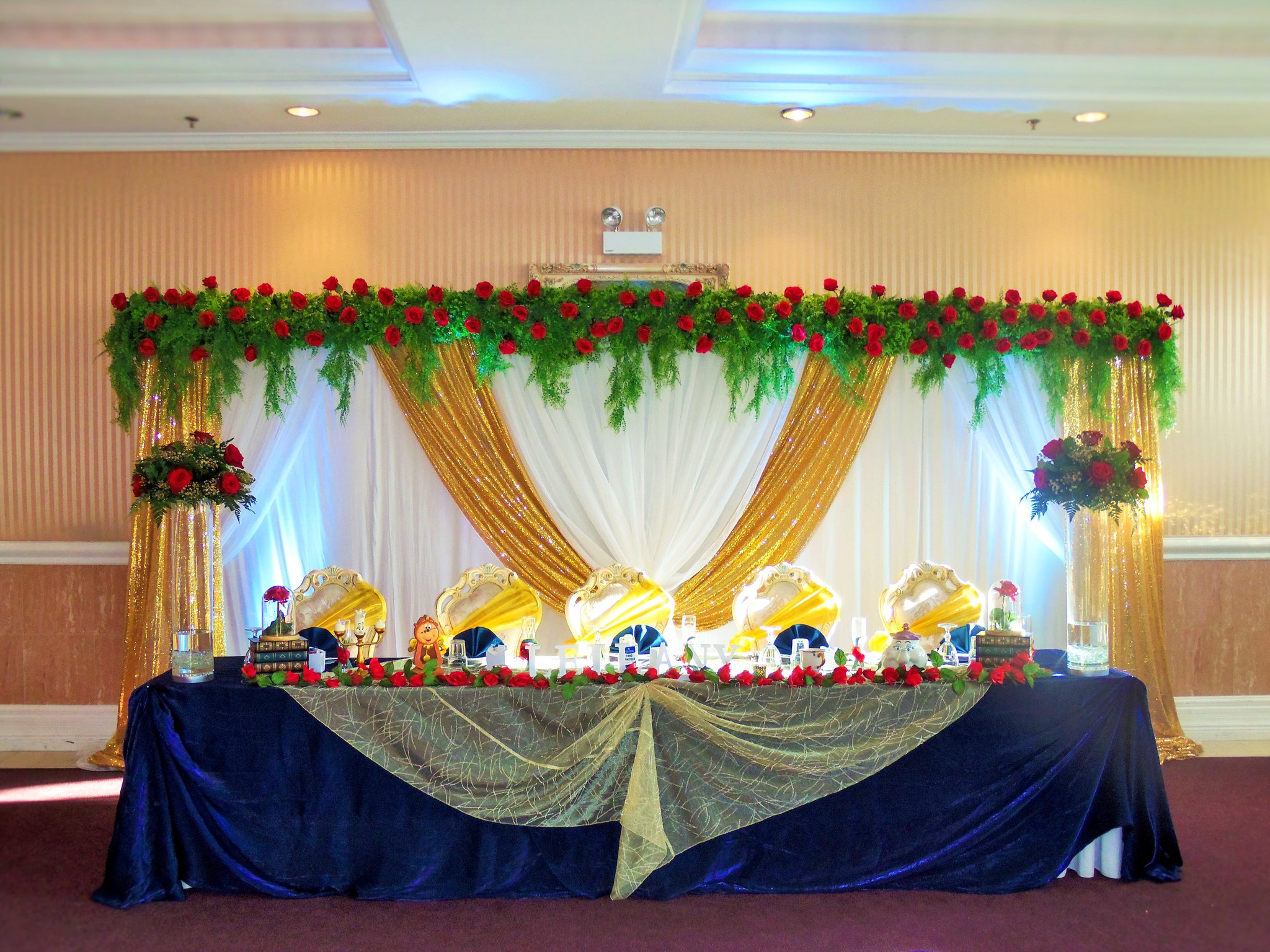 Quinceanera Main Table Decorations