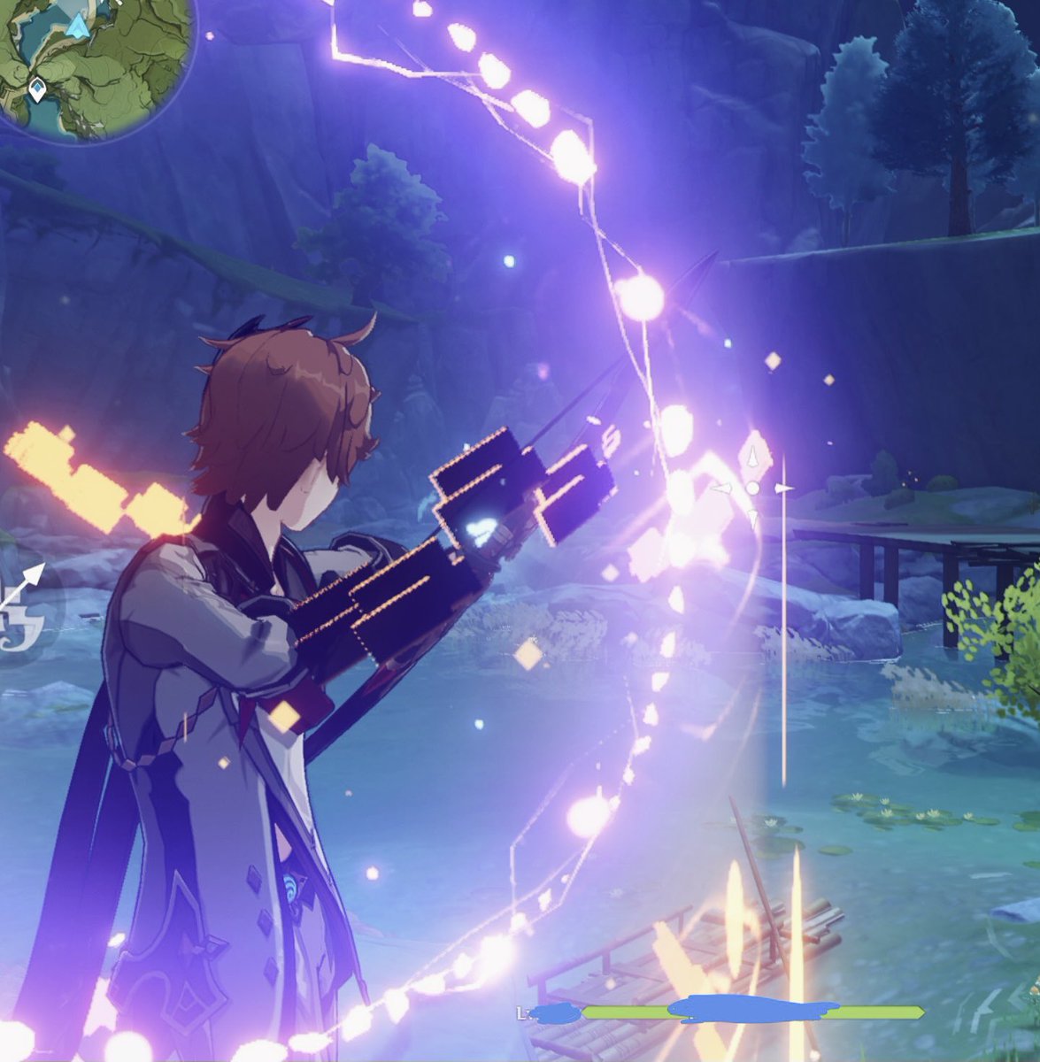 why is ur aim so bad, childe?" 」|Hyde ⛈のイラスト