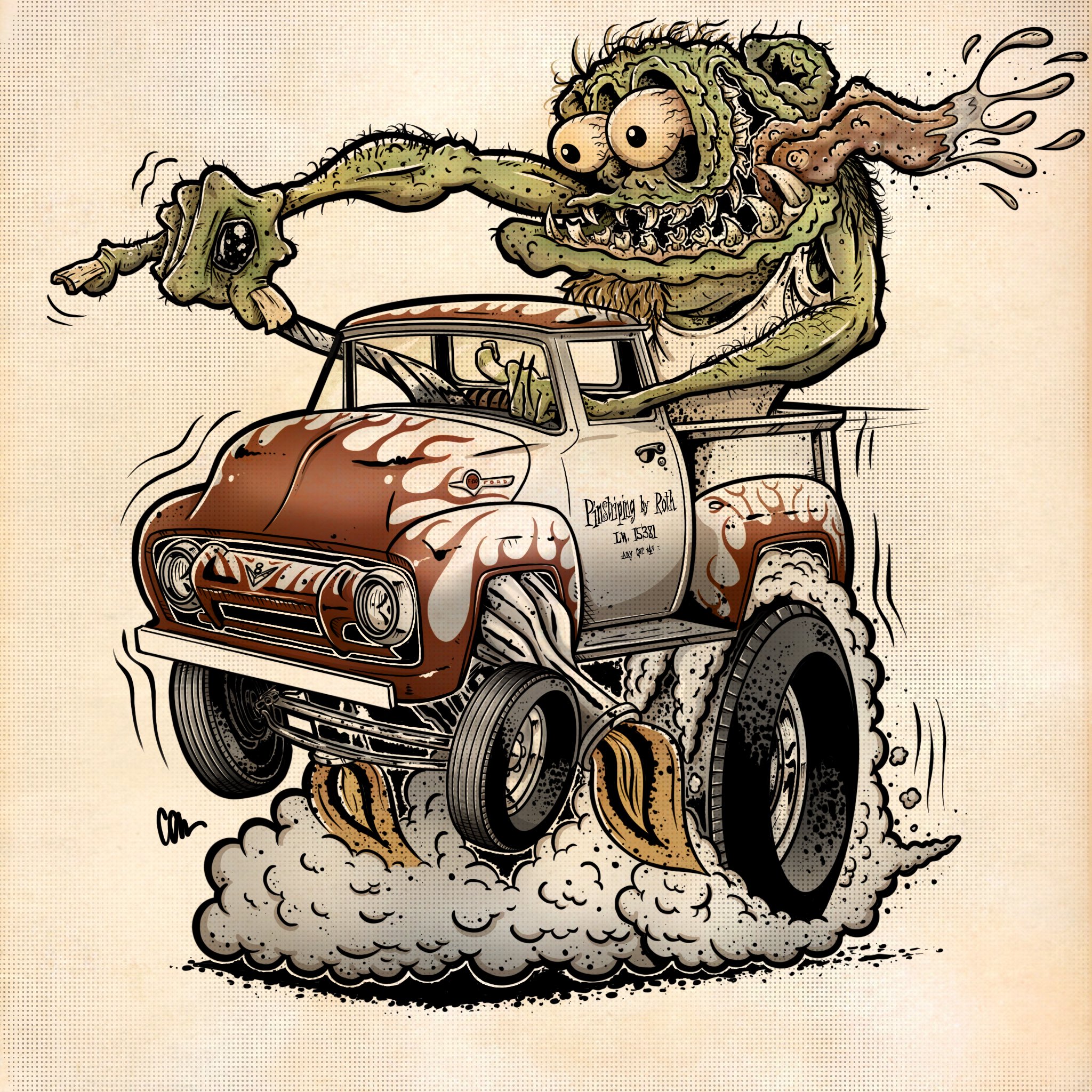 Ed Roth Pinstriping