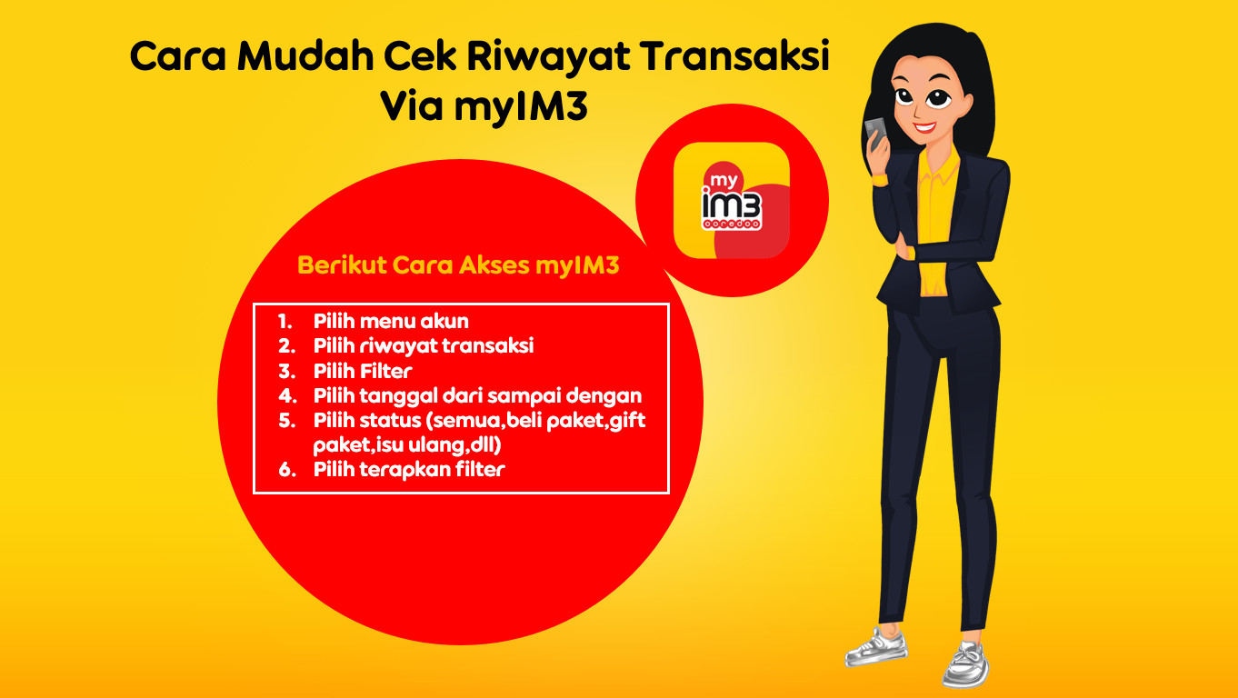 Indosat Care on Twitter: "Cek riwayat transaksi lebih mudah dan nyaman via aplikasi myIM3 aja ...