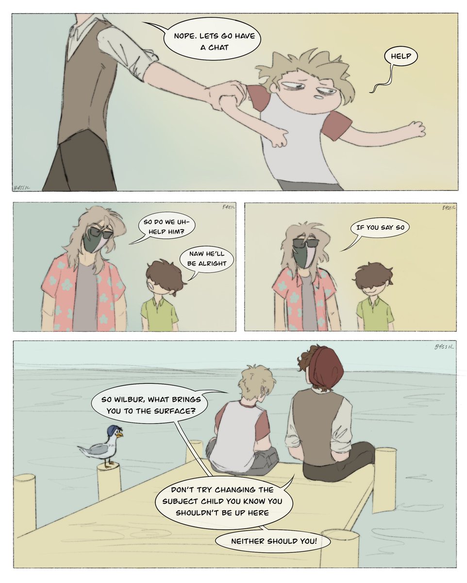 SBI mermaid au but it's the full comic that I spent months onIn which ...