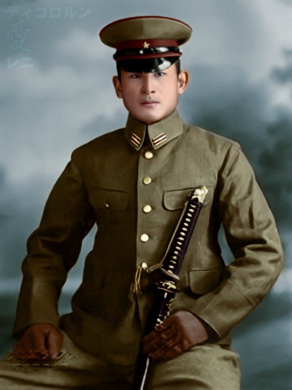 erka on Twitter: "Officer Hideki Saito, Japanese Army 15th infantry Division. He was a veteran ...