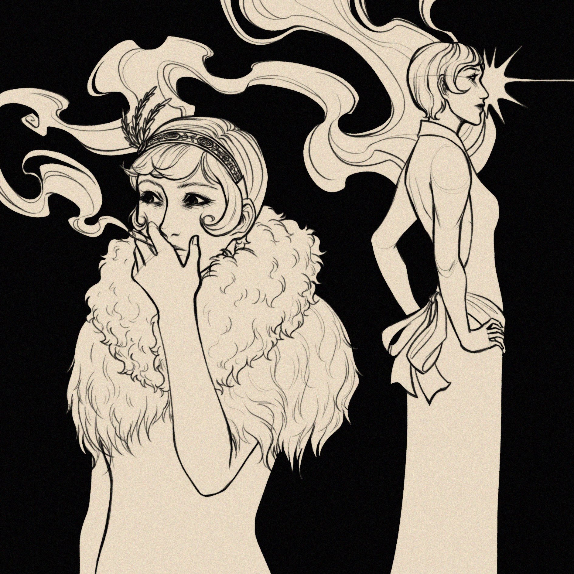 Flapper Girl Drawing Tumblr