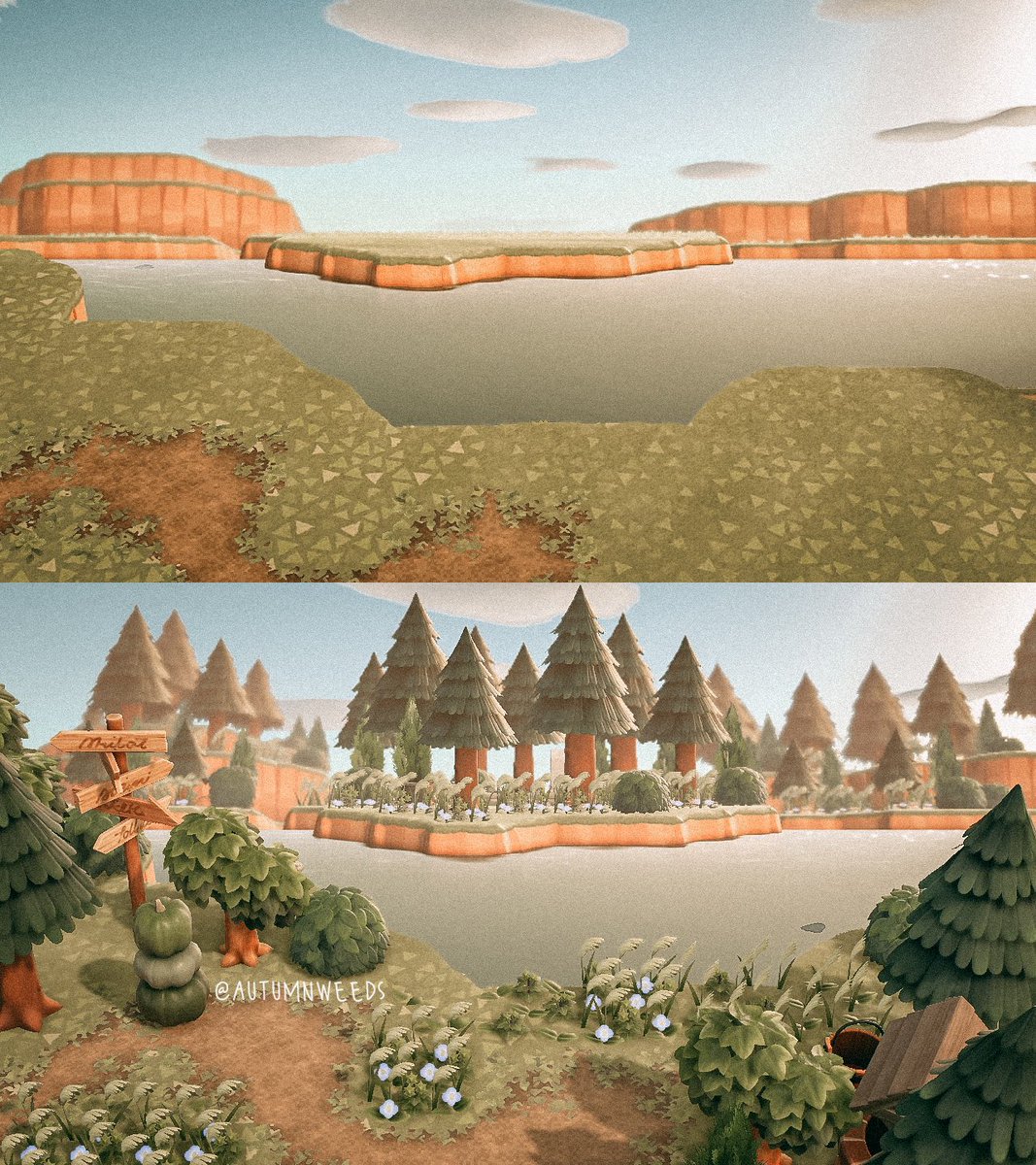 Top 10 acnh back of island ideas and inspiration