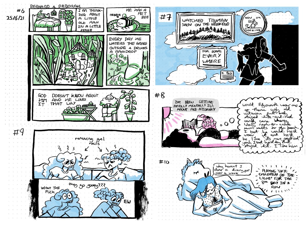 「comic practice from last week :+) 」🛸 meep 👽🍉の漫画