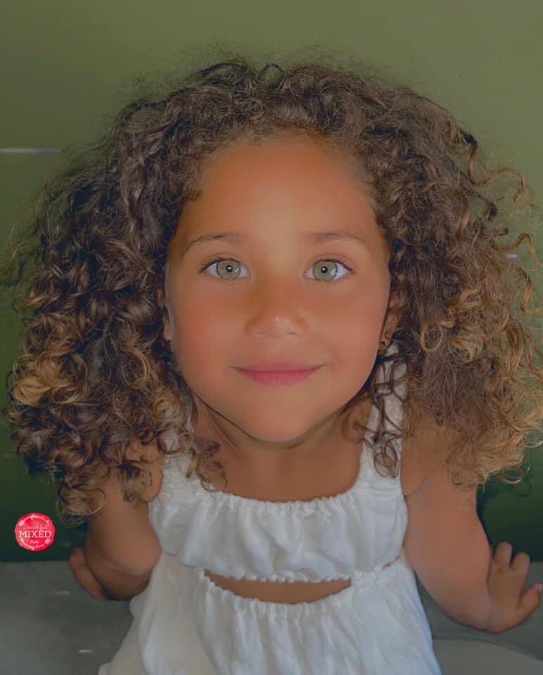 Light Skin Babies With Blue Eyes And Curly Hair