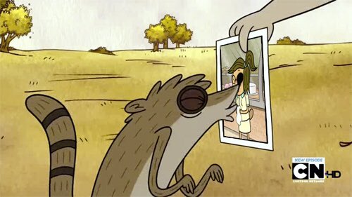 Regular Show Rigby And Eileen Kiss