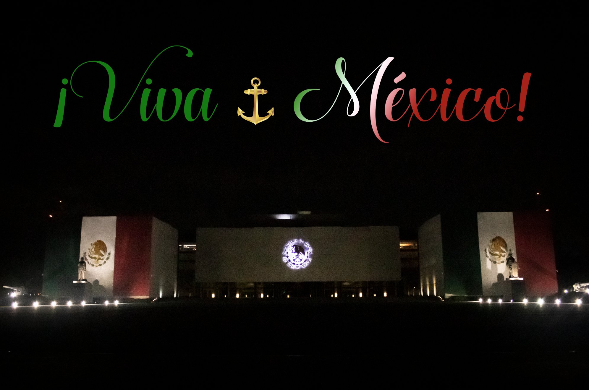 SEMAR México on Twitter: "¡Viva México, Viva México, Viva México! Honor ...