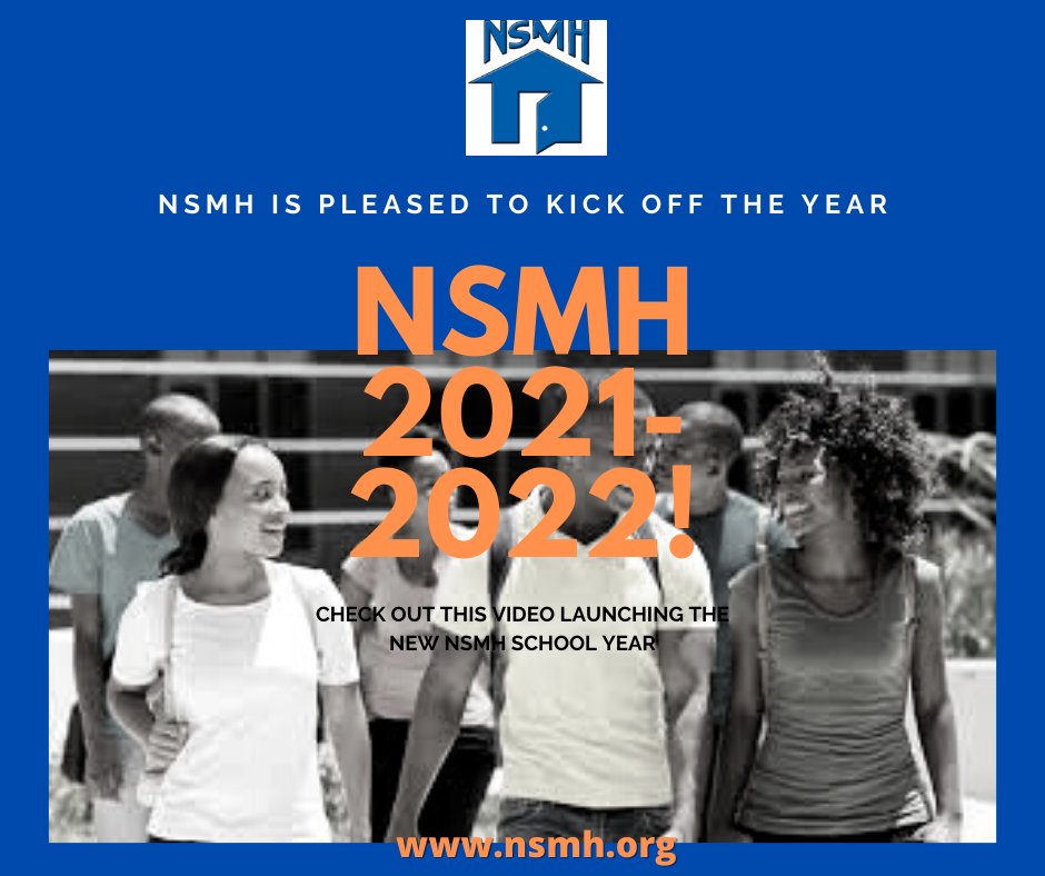NSMH Headquarters on Twitter: "NSMH welcomes you to its 2021-22 Program Year! Check out our kick ...
