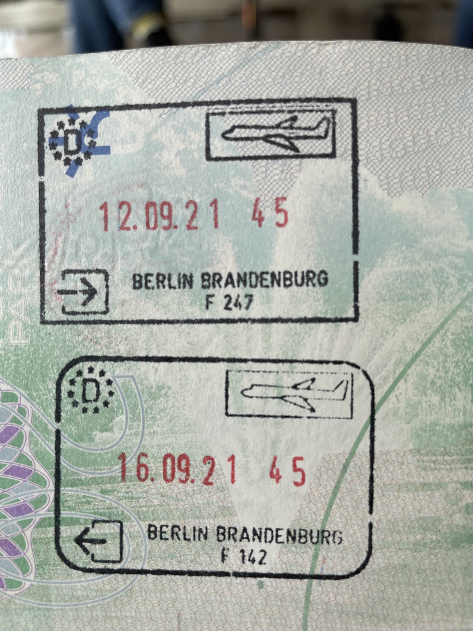 European Passport Stamps
