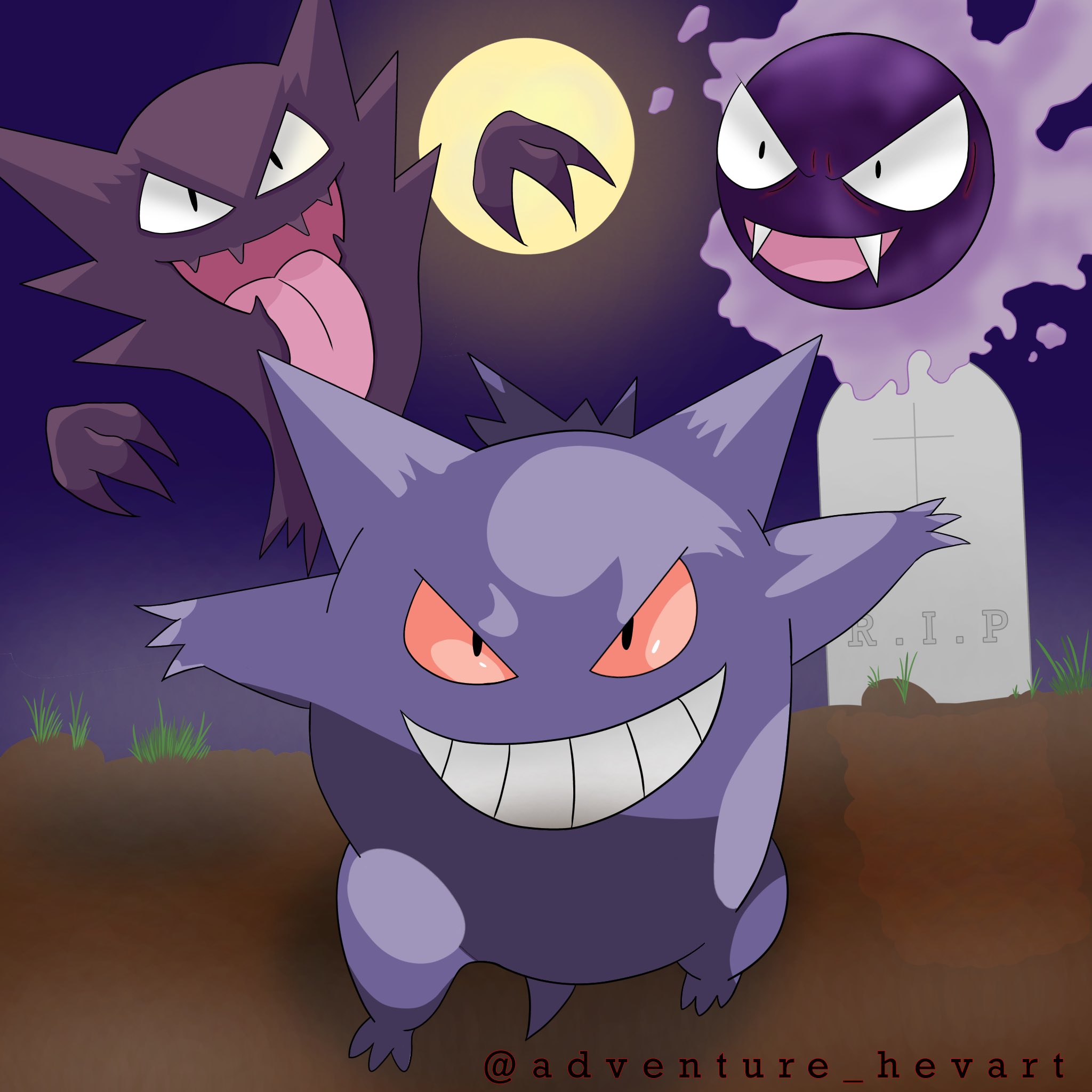 Pokemon Gengar Evolution