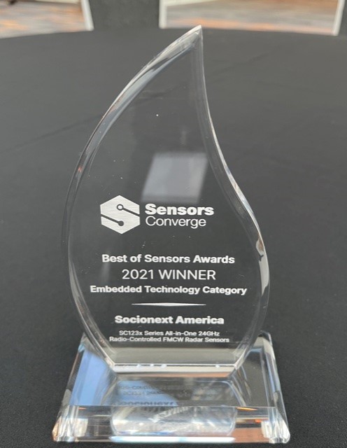 Socionext US on Twitter: "We are thrilled to receive the 2021 Best of Sensors Award by Questex's ...