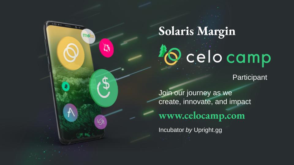 SolarisProtocol on Twitter: "Great news! Today is the beginning of our amazing journey in Celo ...