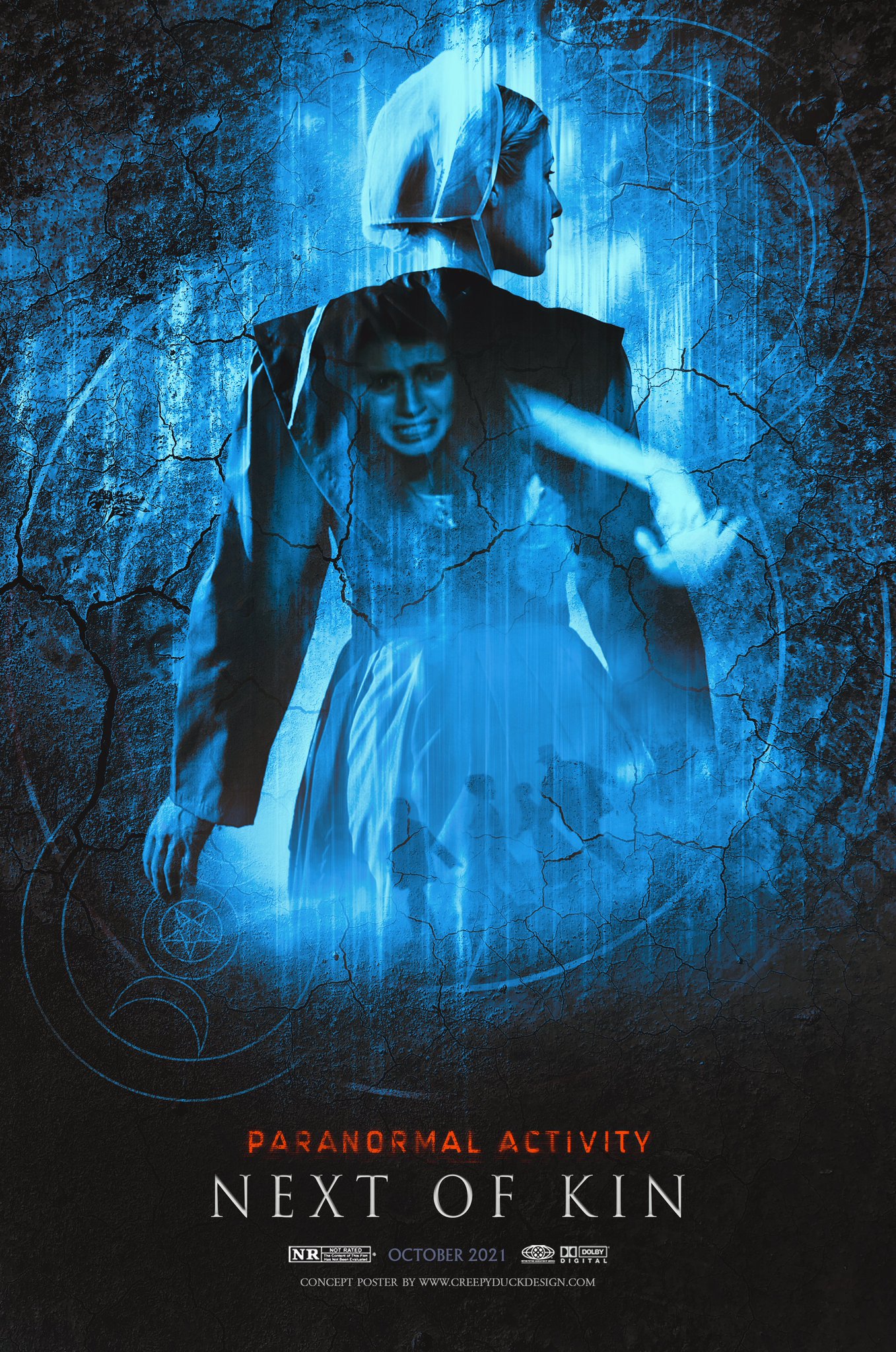 Paranormal Activity Poster By Showing The Ghosts, The Ghost Dimension