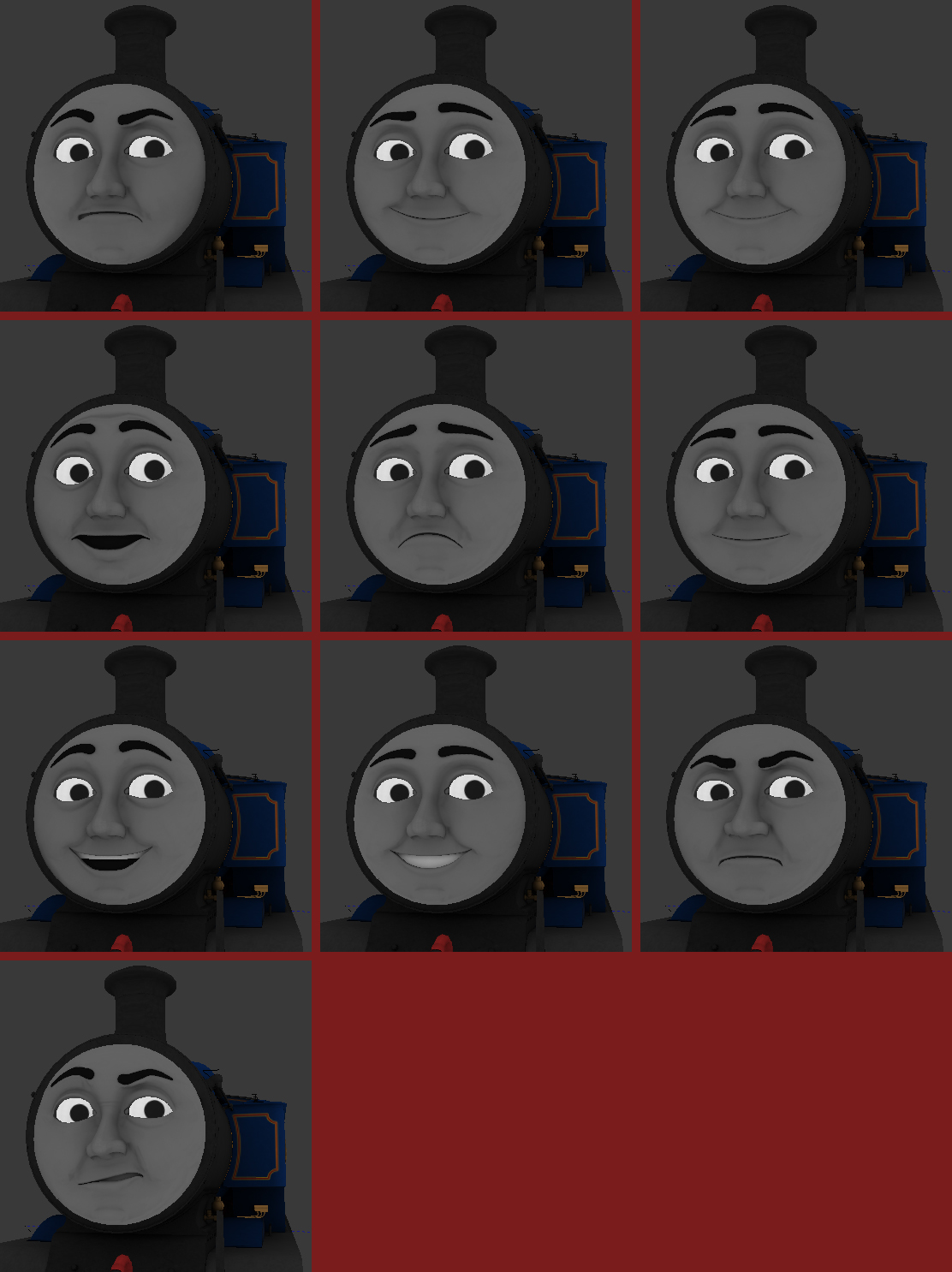 Thomas The Train And Friends Faces