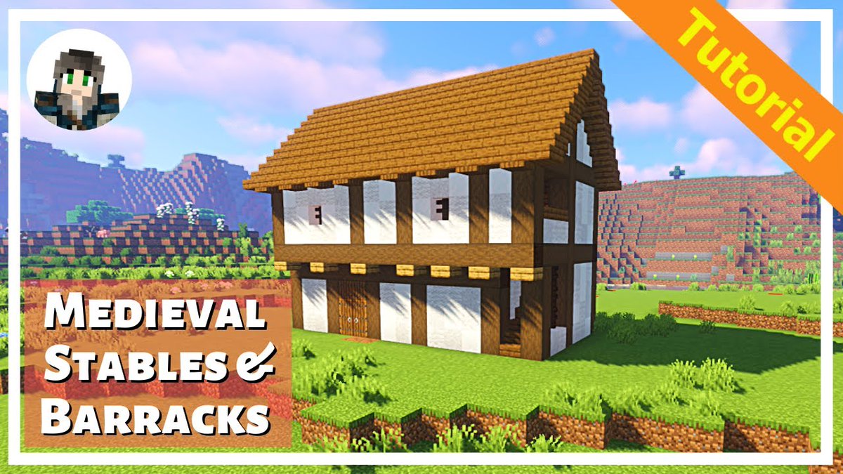 Minecraft Medieval Stable