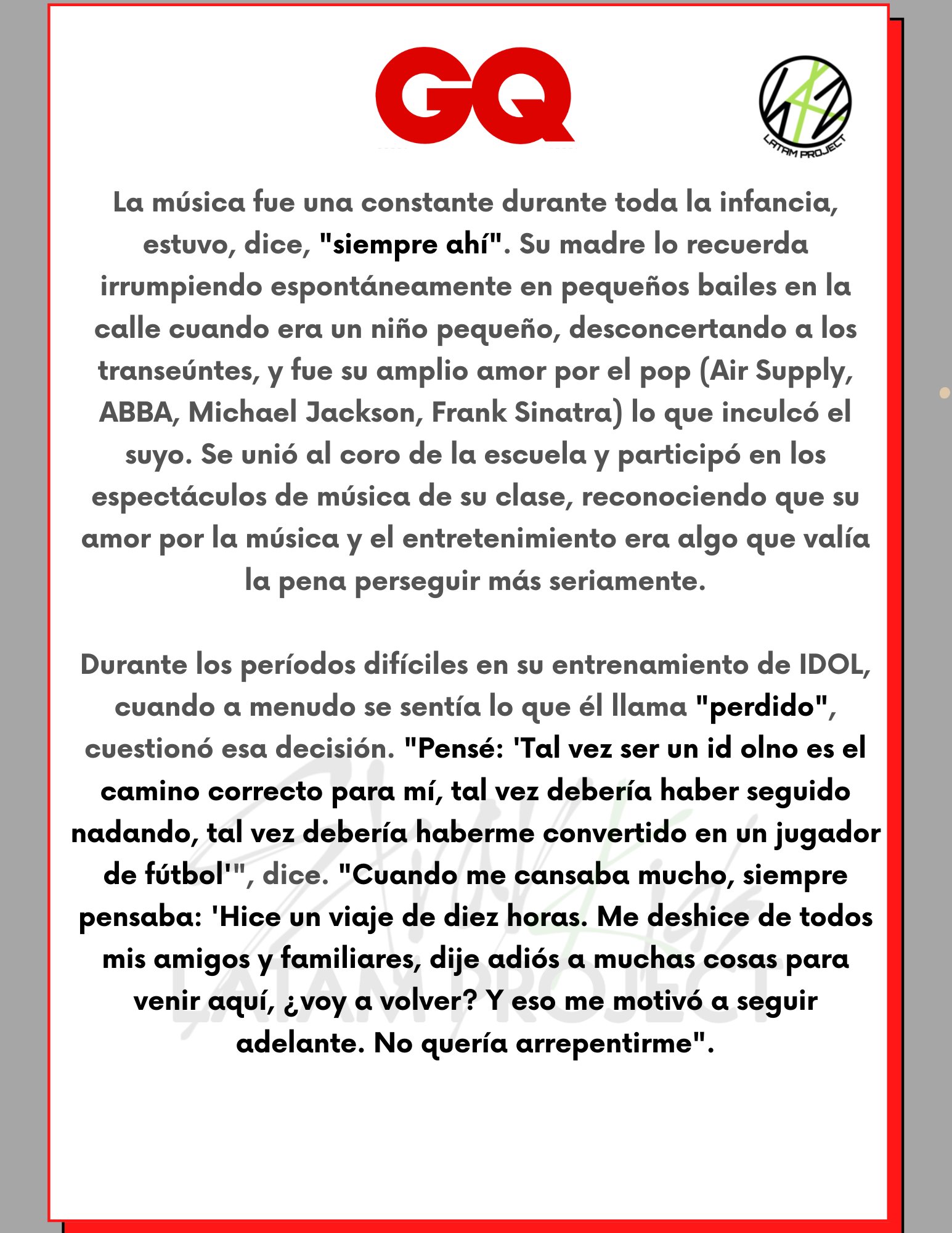 Cuando Era Nino Project