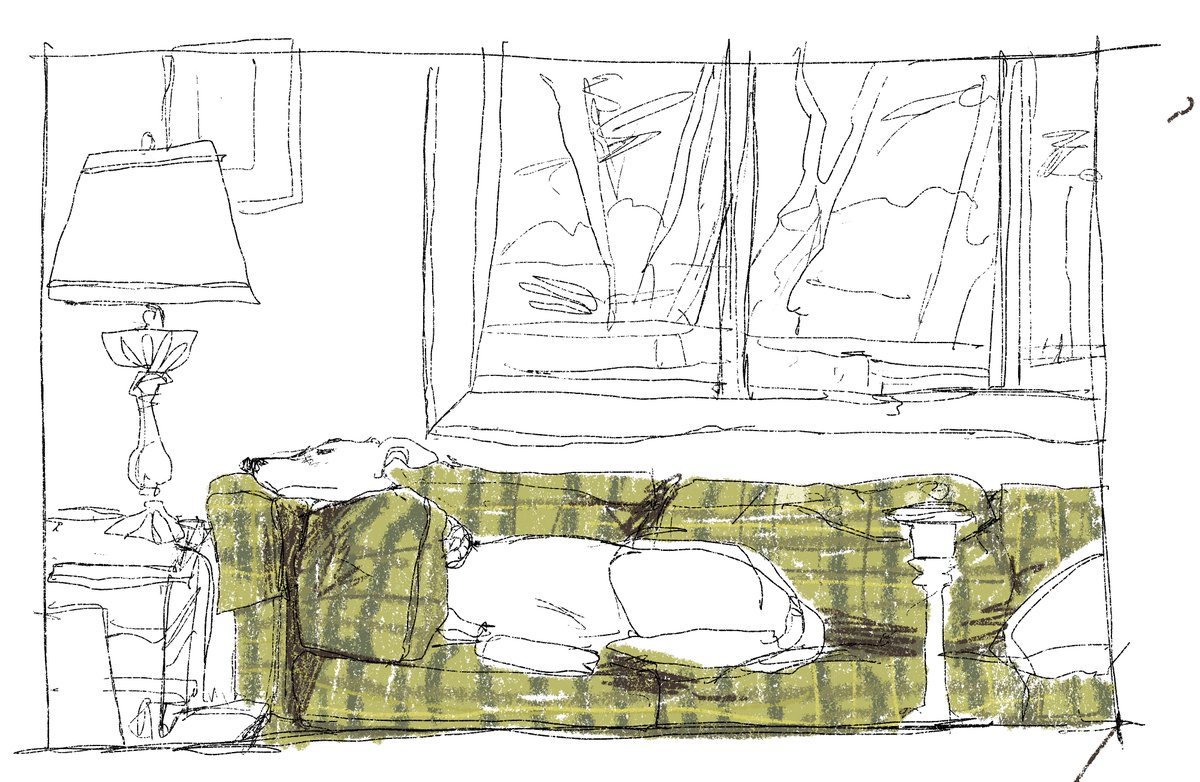 「trying to do more bad observational drawing 」cj 🔜 flamecon i99の漫画