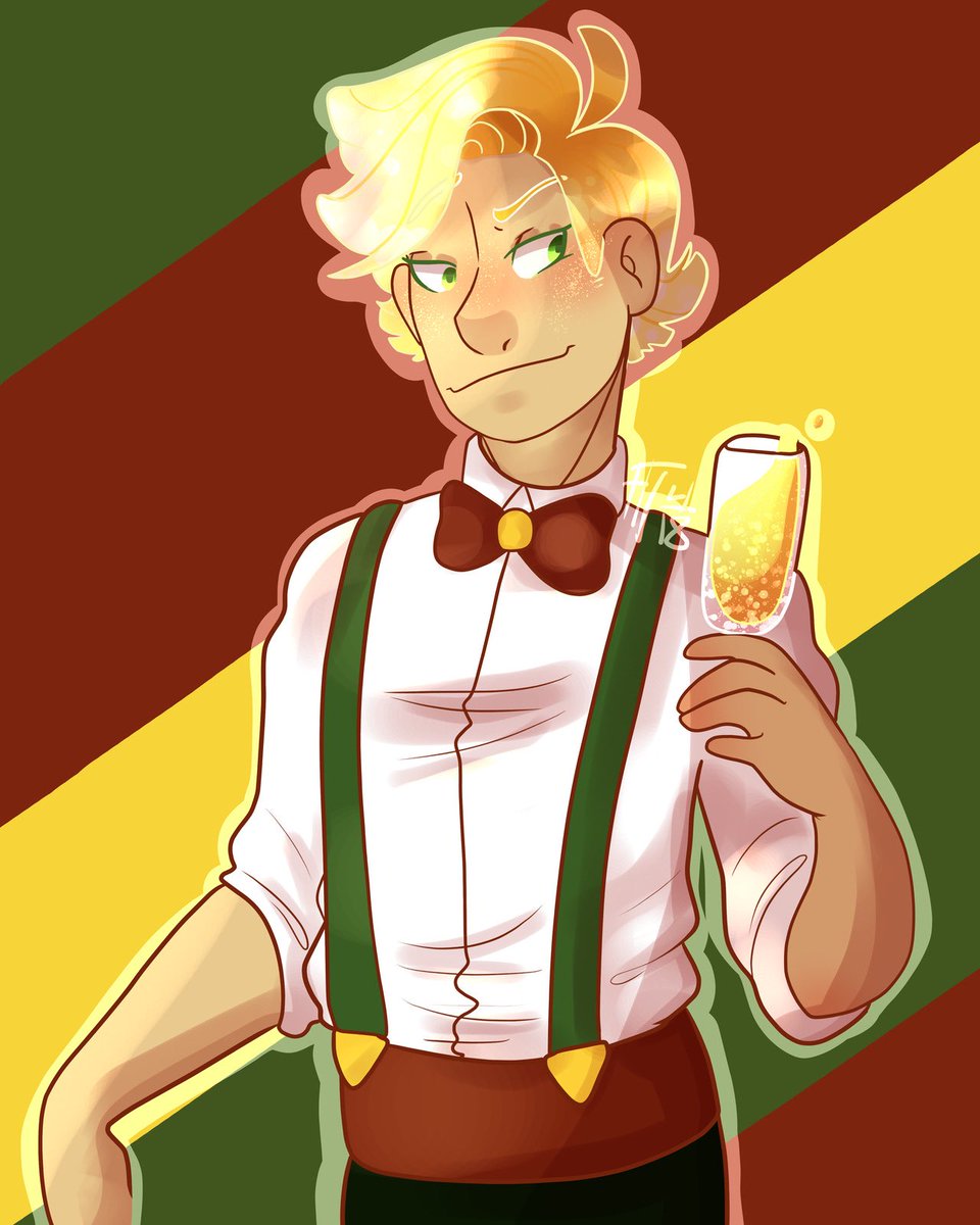 「Here's an OLD old piece of him I drew ba」|ANDY!!! is trying his bestのイラスト