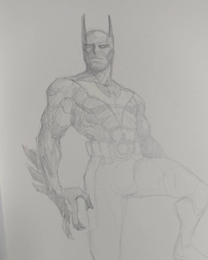 Batman Beyond Pencil Drawings Batman Beyond Original Production Cel